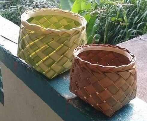 How To Weave Coconut Palm Basket Hnl